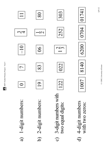 Yr 5 Numbers and the number system : Lesson 1 | Teaching Resources