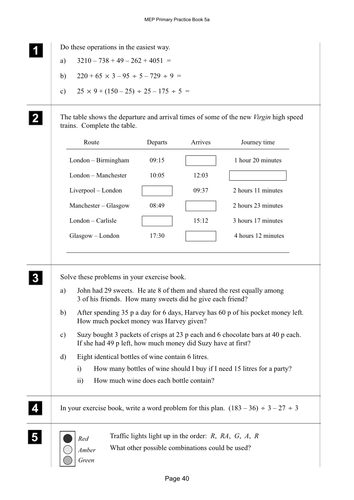 Yr 5 Revision : Lesson 40 | Teaching Resources