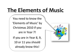 Music Displays; Keywords and Elements of Music | Teaching Resources