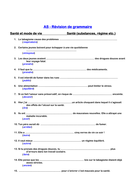 AS AQA grammar gap-fill sheets | Teaching Resources