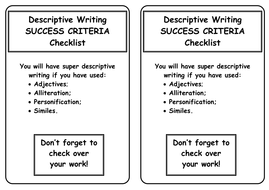 Stimulating Descriptive Writing | Teaching Resources