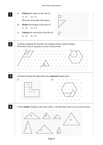 Yr 5 Similarity : Lesson 91 | Teaching Resources