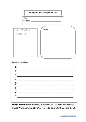 Non fiction writing frames for SEN | Teaching Resources