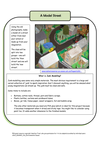 Street Model | Teaching Resources