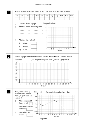 Yr 5 Data : Lesson 147 | Teaching Resources