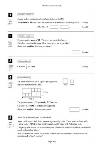 Yr 5 Number : Lesson 157 | Teaching Resources