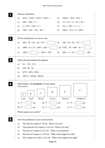 Yr 6 Revision : Lesson 10 | Teaching Resources