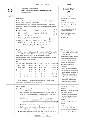 Yr 6 Addition & Subtraction : Lesson 26 | Teaching Resources