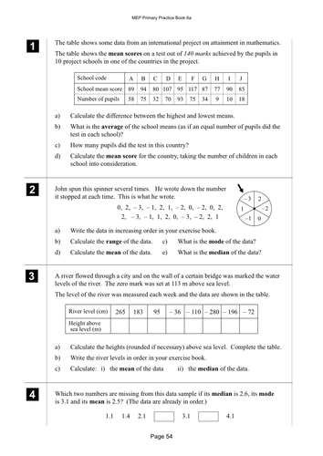 Yr 6 Data : Lesson 54 | Teaching Resources