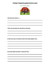 The Bad-Tempered Ladybird Teaching Resources by ...