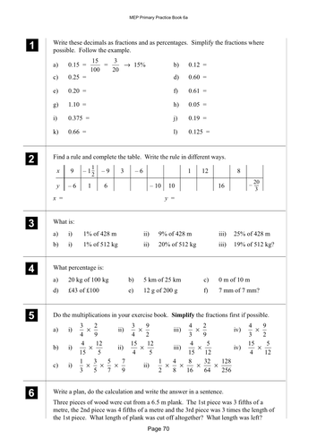 Yr 6 Revision : Lesson 70 | Teaching Resources