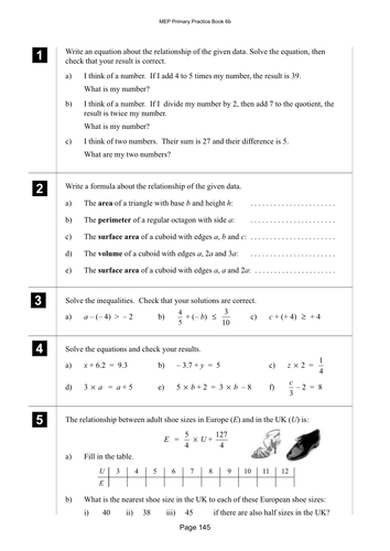 Yr 6 Revision : Lesson 145 | Teaching Resources