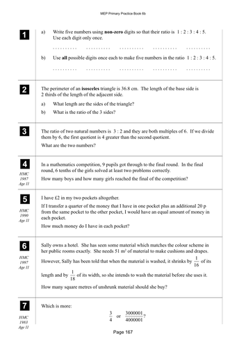 Yr 6 Number : Lesson 167 | Teaching Resources