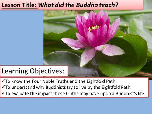 The Buddha's Teaching | Teaching Resources