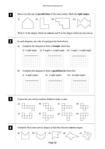 Yr 4 Shape and Space : Lesson 52 | Teaching Resources