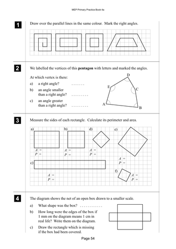 Yr 4 Shape and Space : Lesson 54 | Teaching Resources