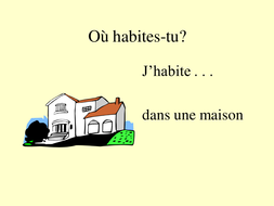 Structures pour décrire où j´habite & ma maison | Teaching Resources