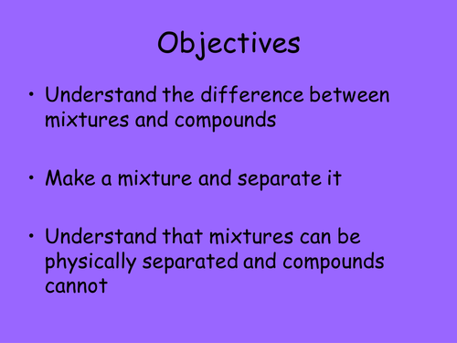 Separating mixtures | Teaching Resources