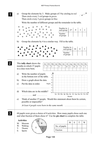 Yr 4 Handling Data : Lesson 148 | Teaching Resources