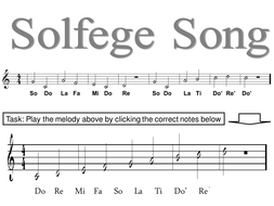 Interactive Solfege Song | Teaching Resources