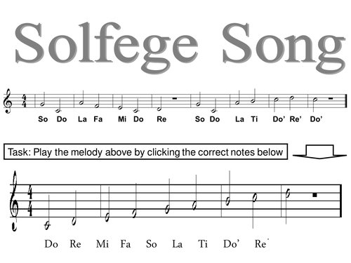 Interactive Solfege Song | Teaching Resources