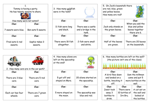 Maths Relay Races (Problem-solving Puzzles) | Teaching Resources