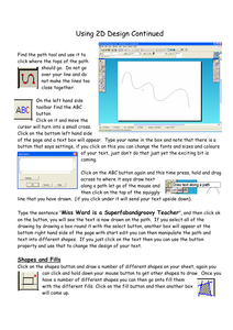 2D Design basic use guide - Resources - TES