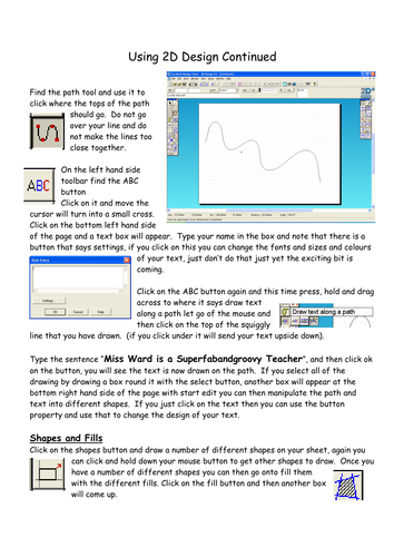 2D Design basic use guide | Teaching Resources