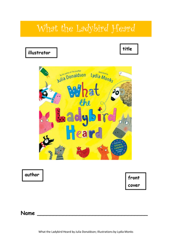 What the ladybird heard by Julia Donaldson by Pamela2223 - Teaching ...