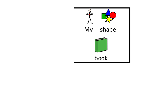 Shape booklets- Widgit | Teaching Resources