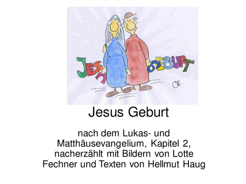The Christmas Story in German | Teaching Resources