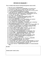 French A Level grammar revision 1 | Teaching Resources