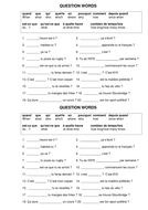 question words | Teaching Resources