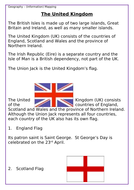 Locate the UK & What the various flags represent- England Wales ...