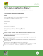 Farm-linked activities for KS1 History | Teaching Resources