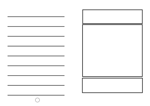 Blank template children to create their own book by H4nn4hWW - Teaching ...