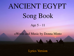 Ancient Egypt song about Tutankhamun by DonnaJMinto - Teaching ...