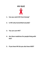 HIV Quiz | Teaching Resources