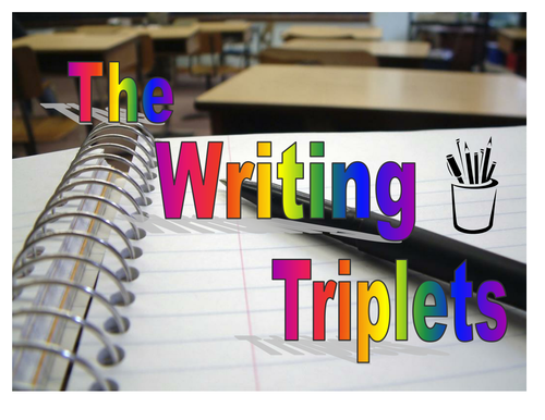 Writing Triplets display | Teaching Resources