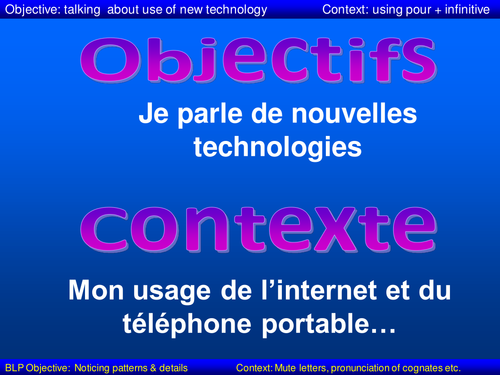 Les Nouvelles Technologies | Teaching Resources