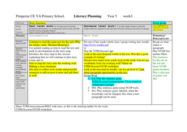 Big write week 3 | Teaching Resources