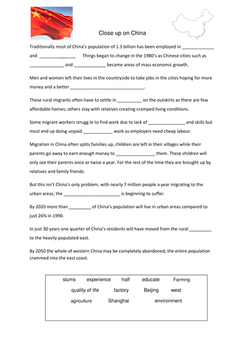 A Close up on China | Teaching Resources