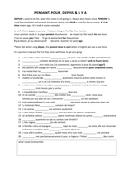 depuis, pendant, pour & il y a | Teaching Resources