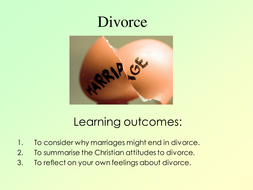 Divorce Teaching Resources