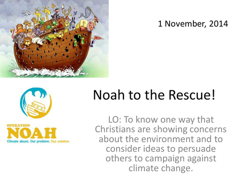 Christians and climate change | Teaching Resources