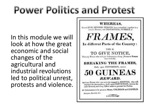 Political Protest Movements | Teaching Resources