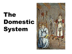 The Domestic System | Teaching Resources