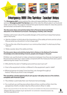 Emergency 999 - The Fire Service | Teaching Resources