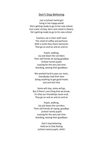 Year 6 Leavers' Song - Don't Stop Believing by odsbods - UK Teaching ...