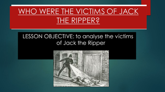 Jack the Ripper victims | Teaching Resources